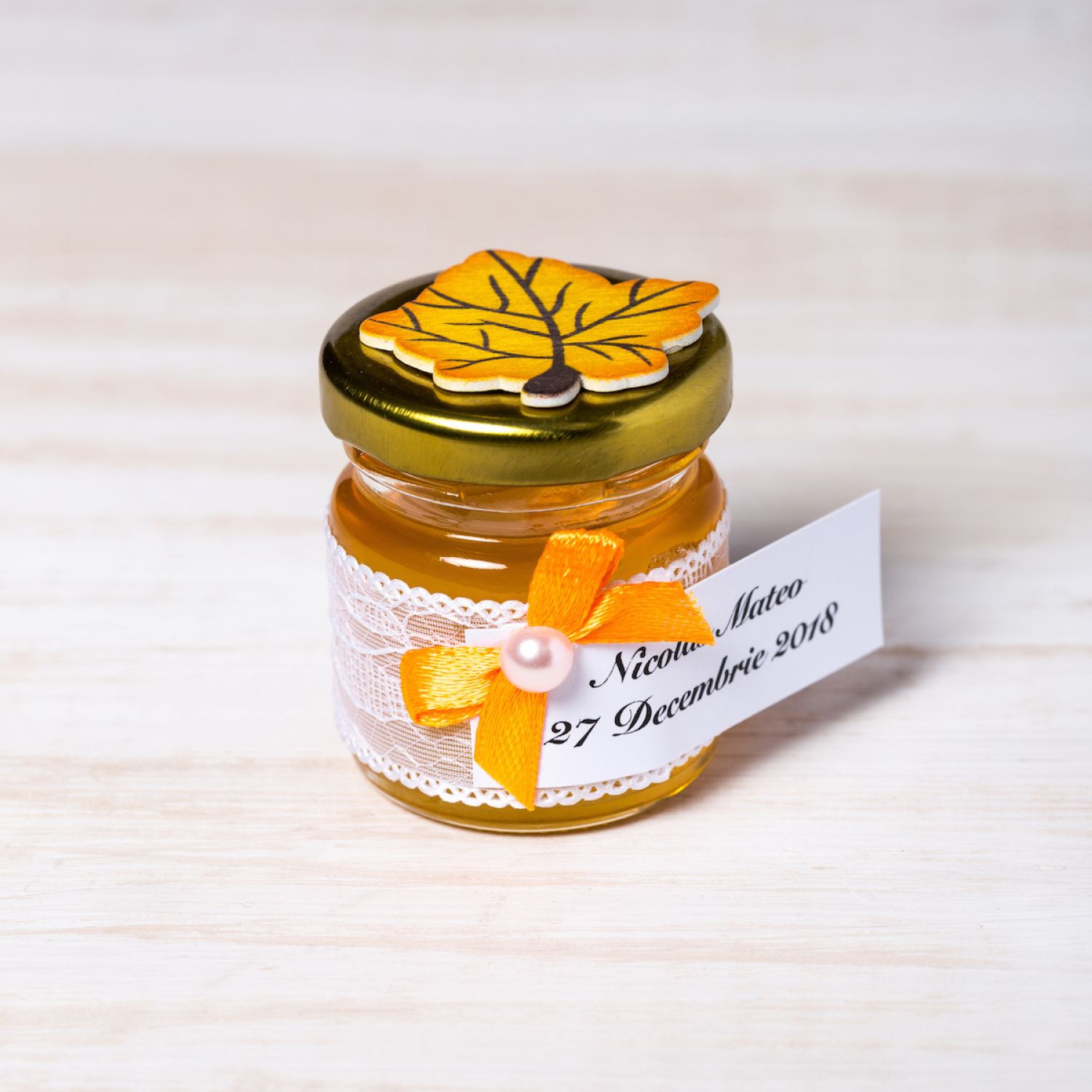 Marturii borcanele miere nunta tema toamna